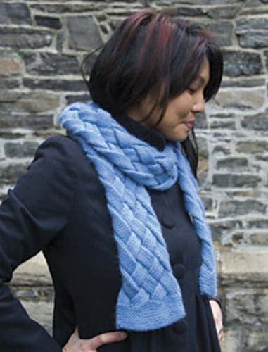 Ravelry: Woven Trellis Scarf pattern by Kristen TenDyke