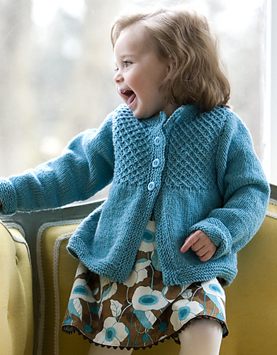 Ravelry: Princess Child's Smocked Cardigan pattern by Jessica X. Wright ...