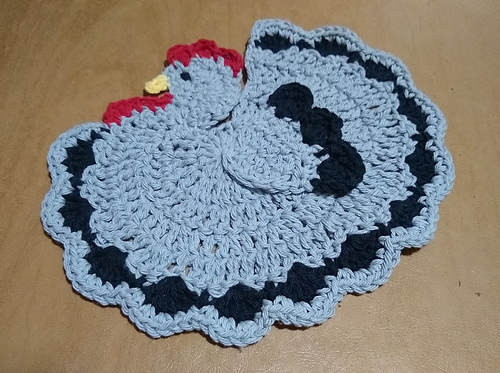 Ravelry: Chicken Hot Pad pattern by Marsha Sparks