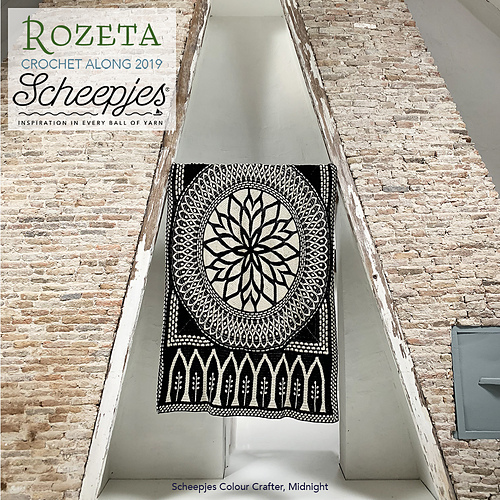 Ravelry: Rozeta Scheepjes CAL 2019 pattern by Tatsiana