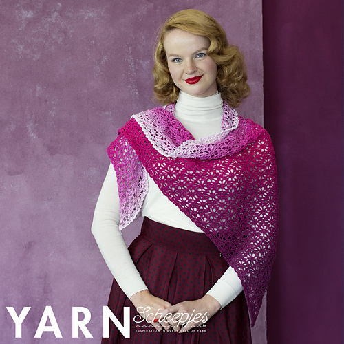 Ravelry: Frozen Rose Shawl pattern by Nerissa Muijs