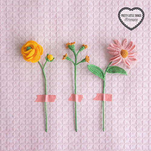 Ravelry: Crochet Wildflower Bouquet pattern by Sarah-Jane Hicks