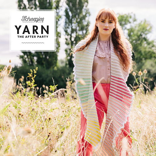 Ravelry: Rainbow Crescent Scarf pattern by Renske Hoekzema
