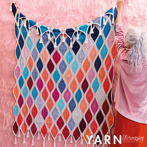 Ravelry: In The Clouds Blanket pattern by Jessica Wifall
