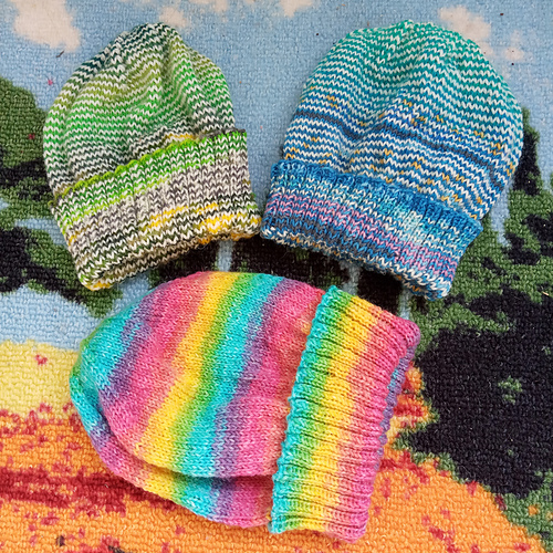 Ravelry: Sock Yarn Charity Hats pattern by Stefanie Bold