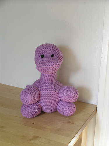 Ravelry: Amigurumi Cliff the Brontosaurus pattern by Stacey Trock
