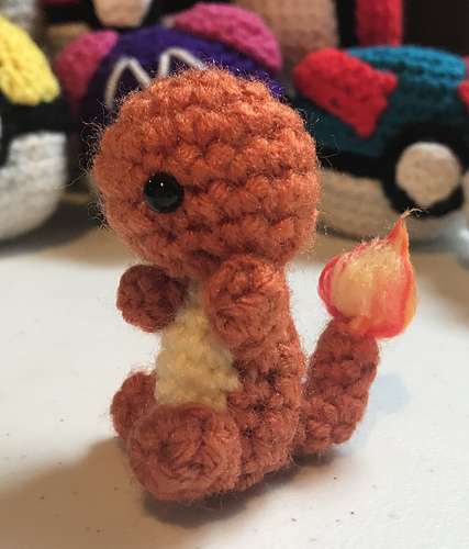 Ravelry: Mini Charmander pattern by Amanda Stokes