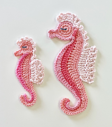 Ravelry: Seahorse Fantasy Appliques pattern by Linda Maria
