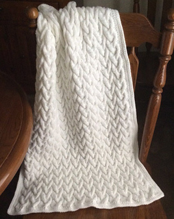 Ravelry: Total Cable Baby Blanket pattern by Pat Martin