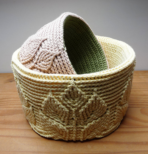 Ravelry: Hazel Basket pattern by Helen Harle