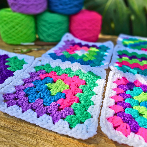 Ravelry: Stacking A-Frame Granny Square pattern by Christa Lynn