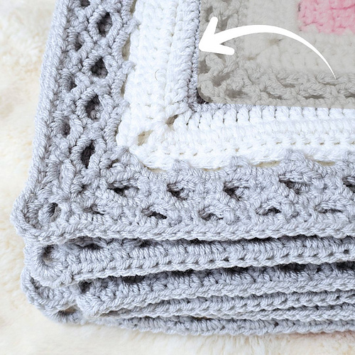 Ravelry: Flat Braid Join Border pattern by Christa Lynn