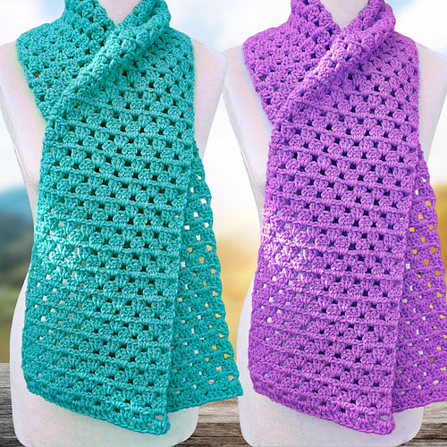 Ravelry: Granny Stitch Scarf pattern by Christa Lynn