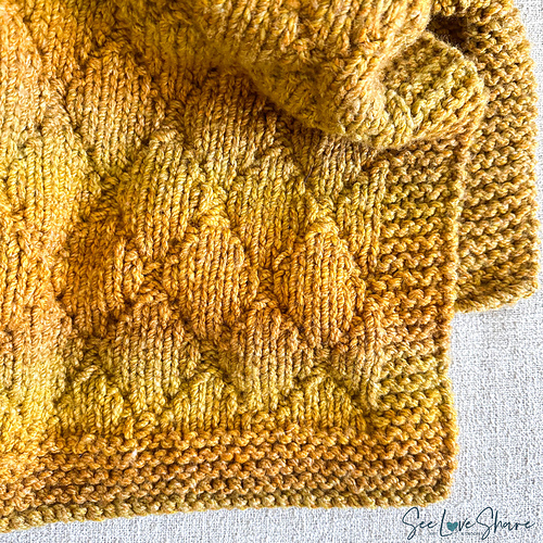Ravelry: Easy Argyle Chunky Throw pattern by See Love Share
