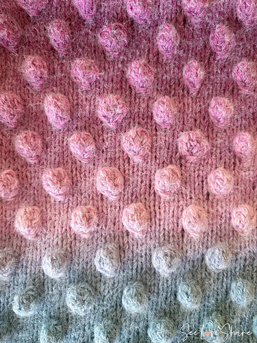 Ravelry: Cozy Bobble Stitch Throw pattern by See Love Share