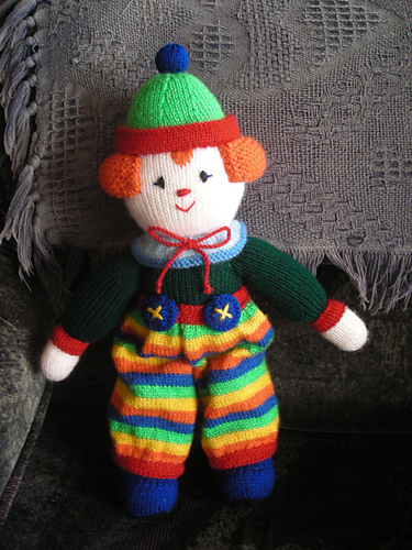 Ravelry: Buttons the Clown pattern by Jean Greenhowe