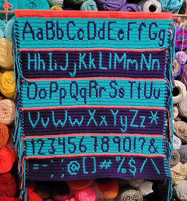 Ravelry: Large Mosaic Alphabet pattern by Sequoia Ananda