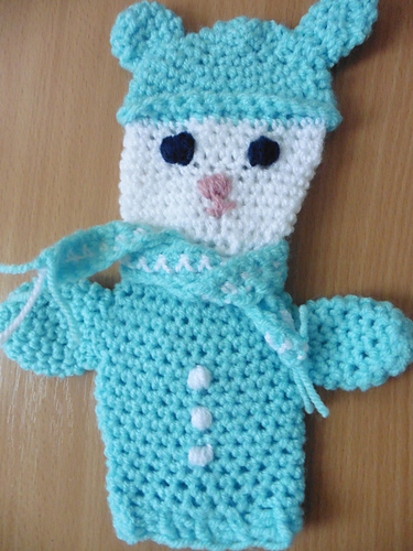 Ravelry: Bluey the Bear Hand Puppet pattern by Maria Jones