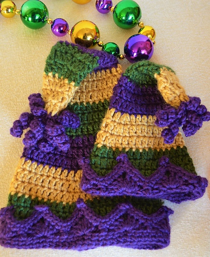 Ravelry: Mardi Gras Mambo Hat pattern by Gini Ingram