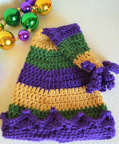 Ravelry: Mardi Gras Mambo Hat pattern by Gini Ingram