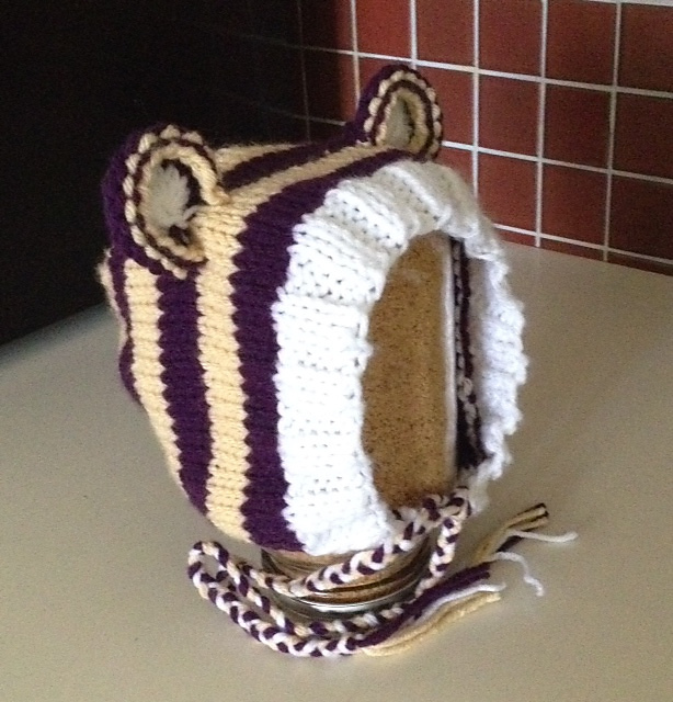 Ravelry: SewEasy's Tiger Bonnet and Stuffie Set Knit