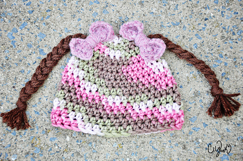 Ravelry: Pigtail Hat pattern by April Hudson