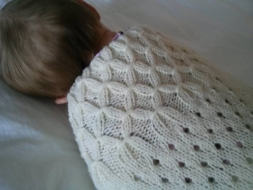 Ravelry: Ida Mae Lacy Cocoon Set pattern by Kristy Granger