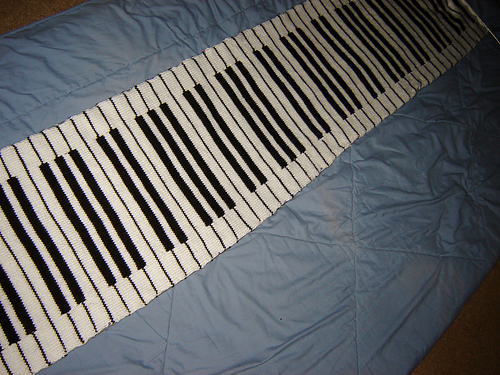 Ravelry: ShadowByrd's Piano Scarf