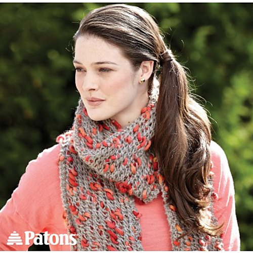 Ravelry: Mesh Lace Scarf pattern by Patons