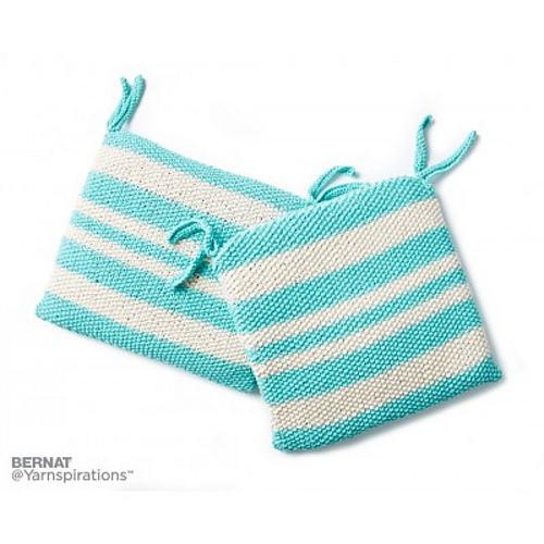 Ravelry: Knit Seat Cushion pattern by Yarnspirations Design Studio