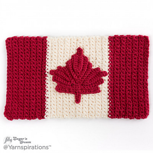 Ravelry: Oh Canada Crochet Dishcloth pattern by Lily / Sugar'n Cream