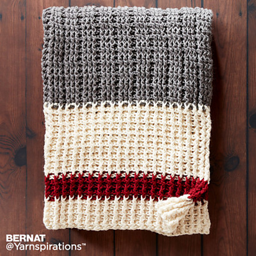 Ravelry: Lumberjack Crochet Throw pattern by Yarnspirations Design Studio