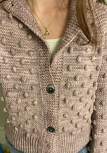 Ravelry: Goddess Popcorn Cardigan pattern by ShannonRose Knits