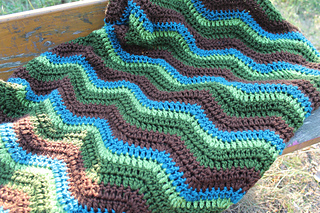 Ravelry: Shantilee's Easy Ripple Afghan
