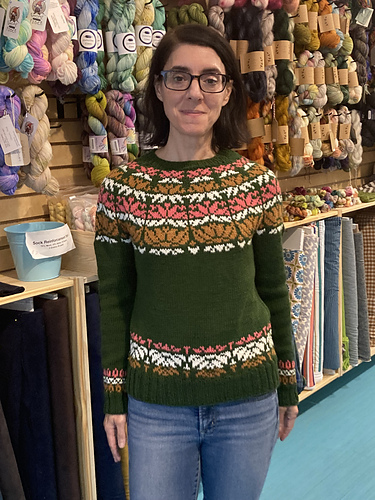 Ravelry: Giverny Sweater pattern by Olga Putano Designs