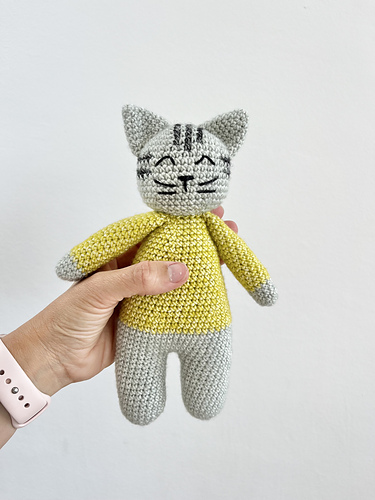 Ravelry: Lily the Tabby Cat Plushie pattern by Sharon Facey