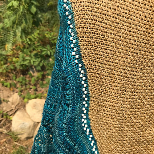 Ravelry: Sea and Sand Shawl pattern by Sharon Mooney