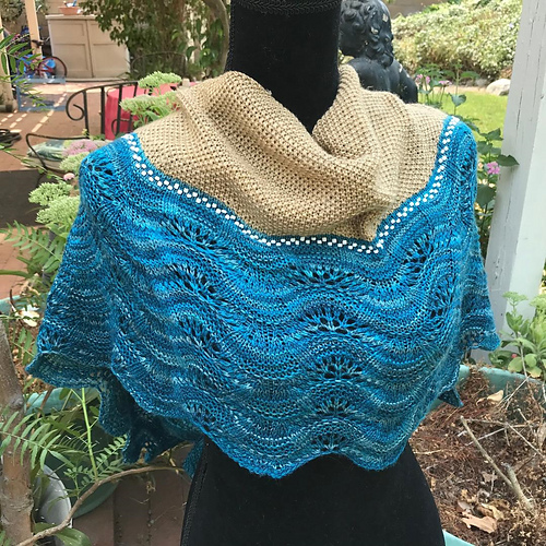 Ravelry: Sea and Sand Shawl pattern by Sharon Mooney