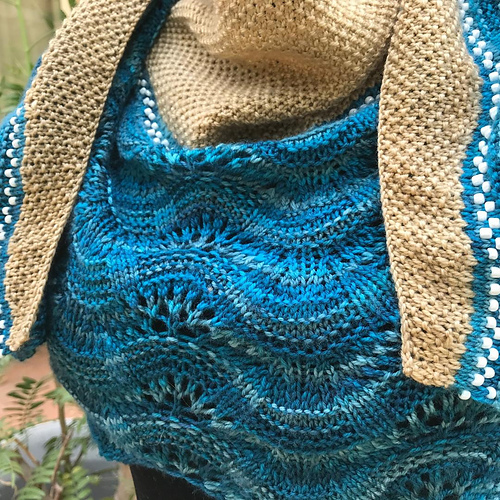 Ravelry: Sea and Sand Shawl pattern by Sharon Mooney