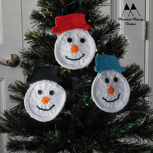 Ravelry: Snowman Coaster pattern by Snow Capped Knits