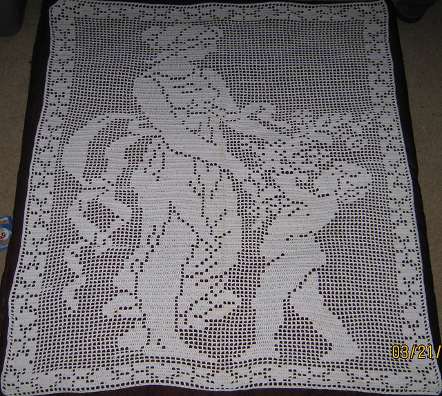 Ravelry: Shaylen's Filet Roman Spring