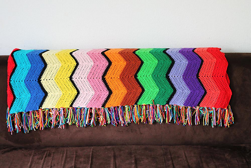 Ravelry: Retro Ripple pattern by Kirsten Ballering