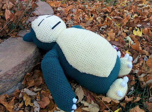 Ravelry: Snorlax Pokémon pattern by Shehla Ahmed