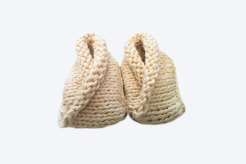 Ravelry: Crossover Baby Booties pattern by Shehla Ahmed