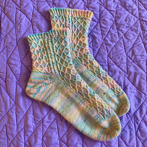 Ravelry: Edgy Socks pattern by Sheila Bond