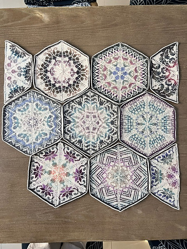 Ravelry: Fuchsia Hexagon pattern by MJ Blanco