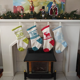 Ravelry: Christmas Stockings #1 by Mistleberry Lane pattern by SAB