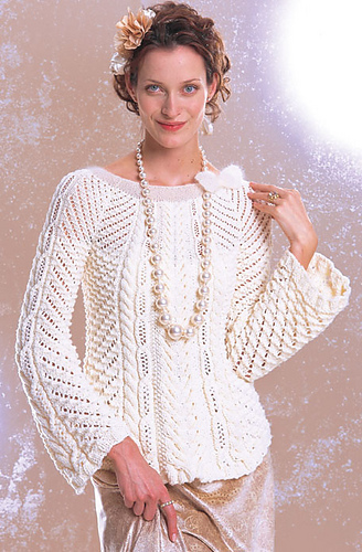 Ravelry: #15 Bow Neck Pullover pattern by Shiri Mor