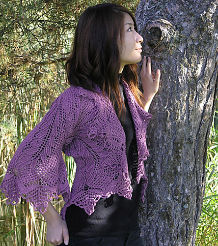 Ravelry: #29 Cropped Lace Jacket pattern by Shiri Mor