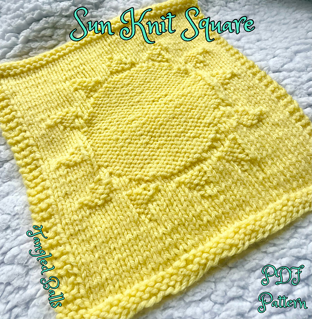 Ravelry: Sun Knit Square pattern by Brittany Arkward
